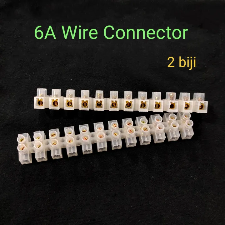 2 Biji 6A Wire Connector wayar konnector | Lazada
