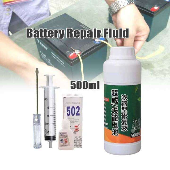 500Ml Battery Repair Solution / Battery Fluid / Battery Solution Water ...