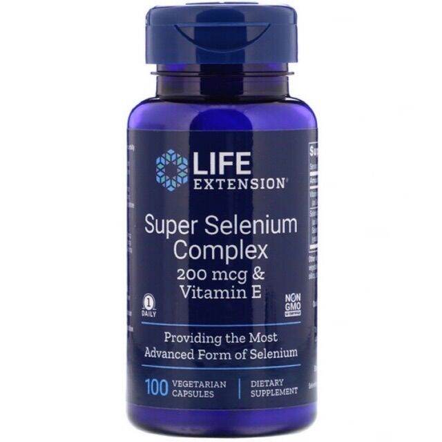 พร้อมส่ง Life extension Super Selenium complex 100 veg capsules ...