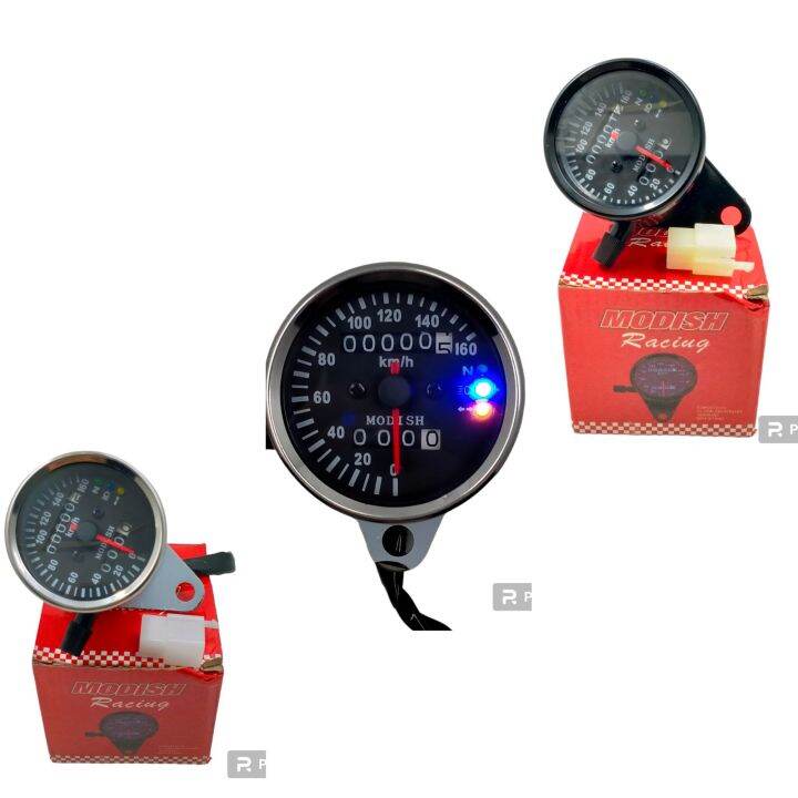 SPEEDOMETER KILOMETER MOTOR MODEL BULAT + LAMPU INDIKATOR SPEEDO SEIN ...