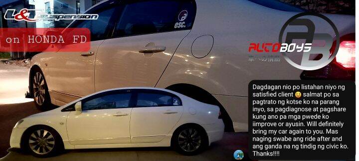 L&T LOWERING SPRINGS FOR HONDA CIVIC FD | Lazada PH