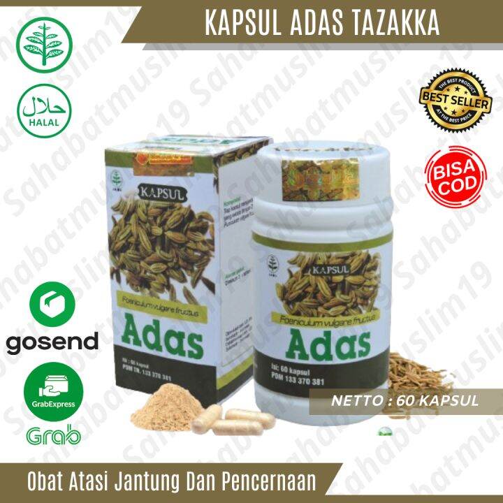 Kapsul Adas Tazakka Obat Atasi Penderita Gangguan Jantung Dan ...