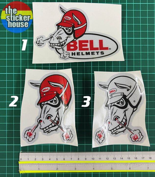 BELL BULL / BELL HELMETS STICKER PRINTING LAMINATED REFLECTIVE | Lazada