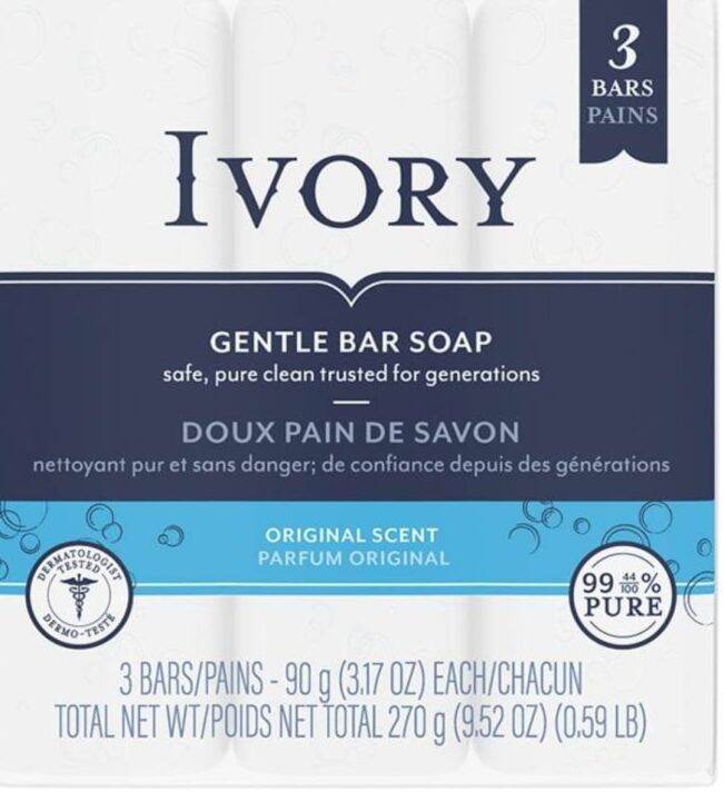 IVORY GENTLE BAR SOAP ORIGINAL 3 Bars x 90g | Lazada PH