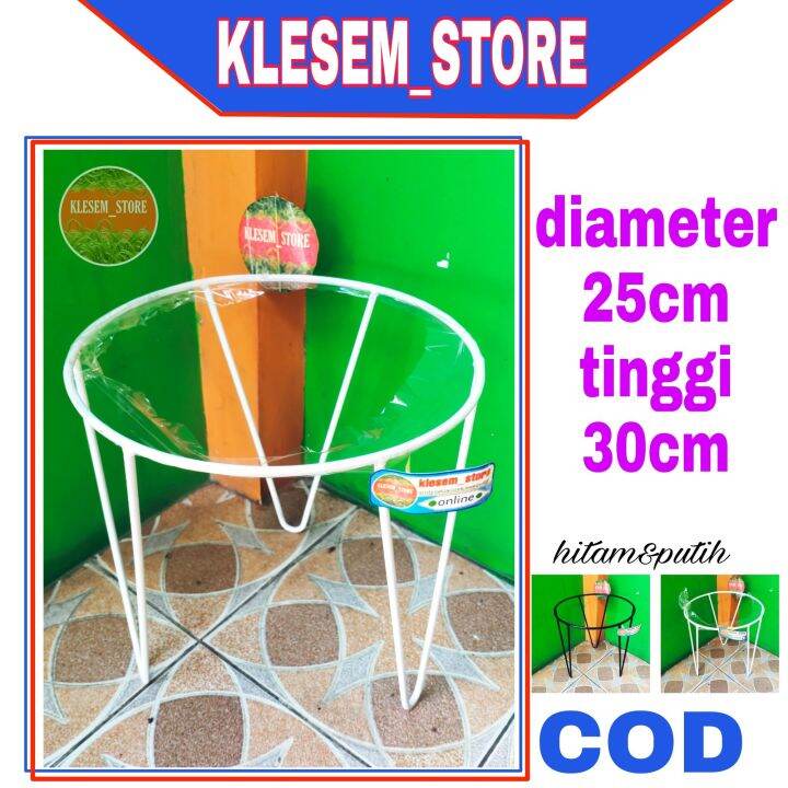 D25 x T30 standing pot besi kuat model lubang | Lazada Indonesia