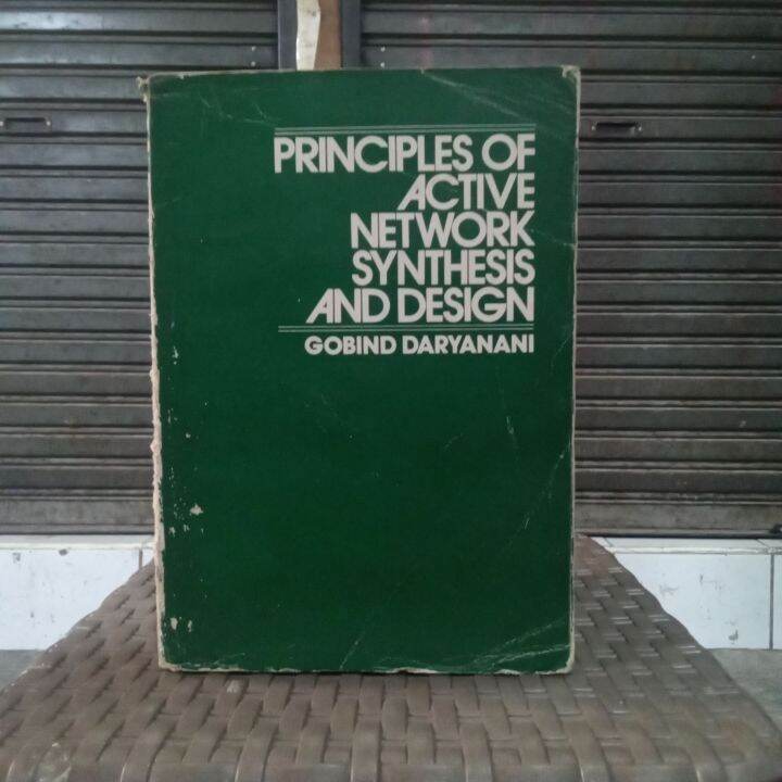 principles of active network synthesis and design - gobind daryanani ...