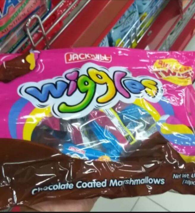 WIGGLES CHOCOLATE COATED MARSHMALLOWS (18pcs.x 1g.) | Lazada PH
