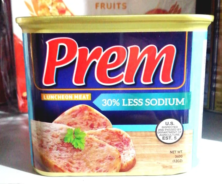 Prem Luncheon Meat 30% Less Sodium 340g | Lazada PH