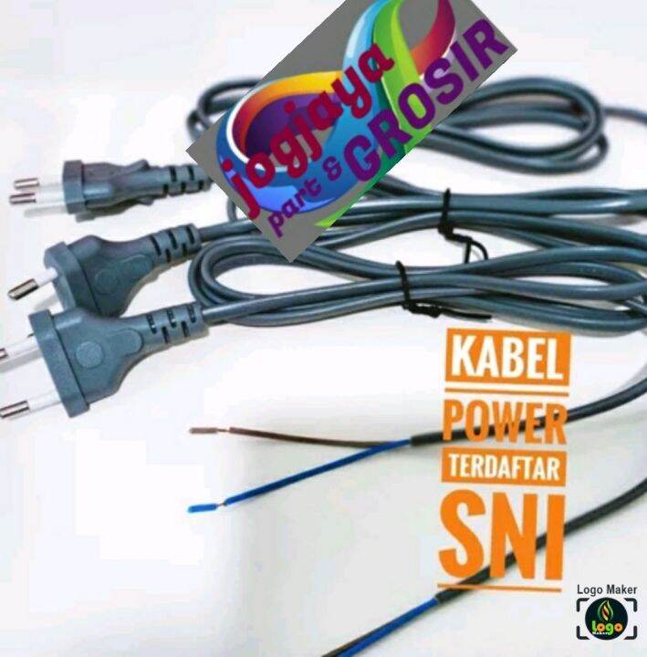 Kabel Colokan Kipas Angin SNI 1,5 Meter - Kabel Colokan 1,5 M - Kabel ...