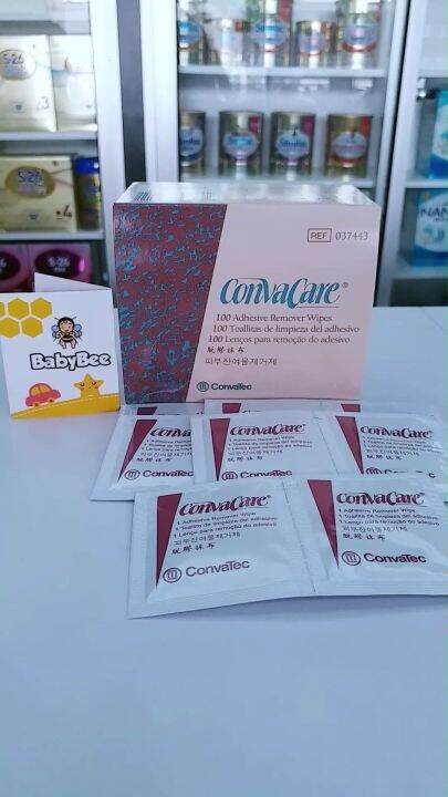 37443 - ConvaTec Convacare Adhesive Remover Wipes AllKare Wipe 100's ...