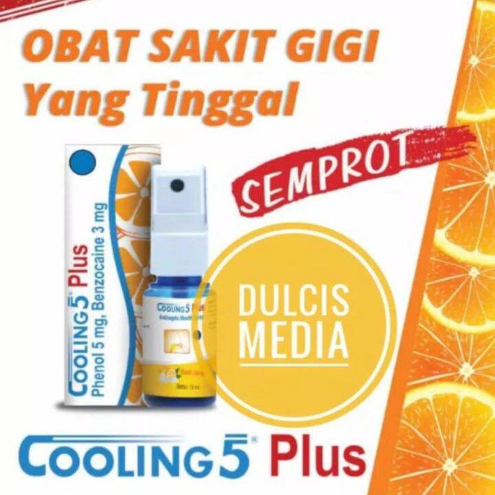 Obat sakit gigi tinggal semprot Cooling 5 Plus Spray | Lazada Indonesia