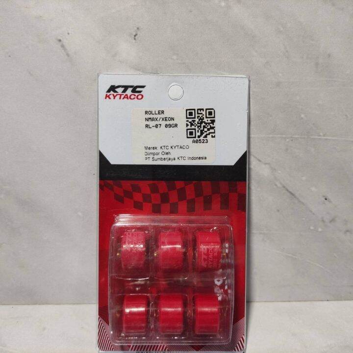 ROLLER KTC KYTACO UKURAN 9 GRAM NMAX AEROX XEON 9 GRAM ORIGINAL KTC | Lazada Indonesia