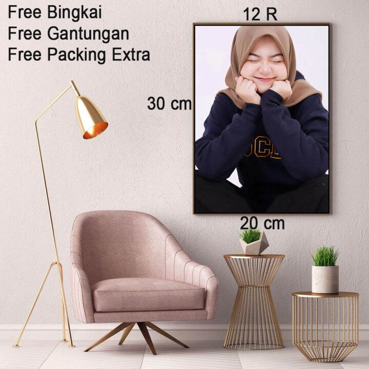 CETAK FOTO PAKAI BINGKAI 20X30/PLUS BINGKAI 12 R | Lazada Indonesia