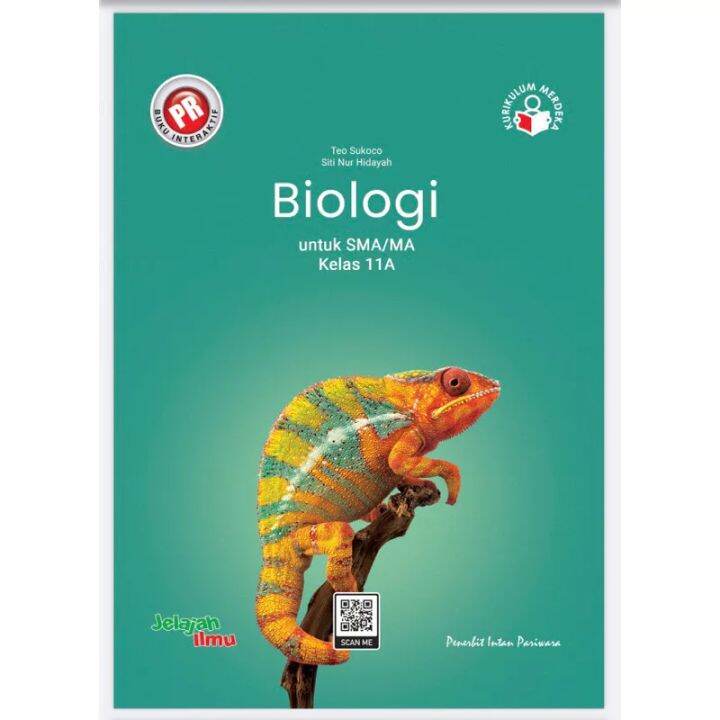 Buku lks pr interaktif IPA Biologi kelas XI, 11 semester 1 tahun 2023 kurikulum merdeka Intan ...