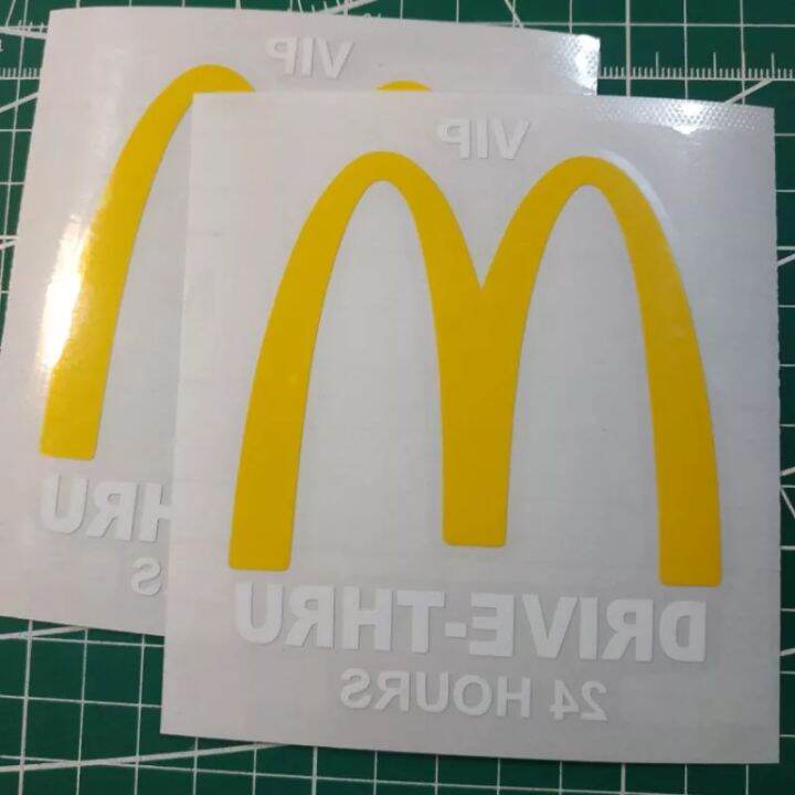 Stiker cutting McdonalD's mc donal D's | Lazada Indonesia