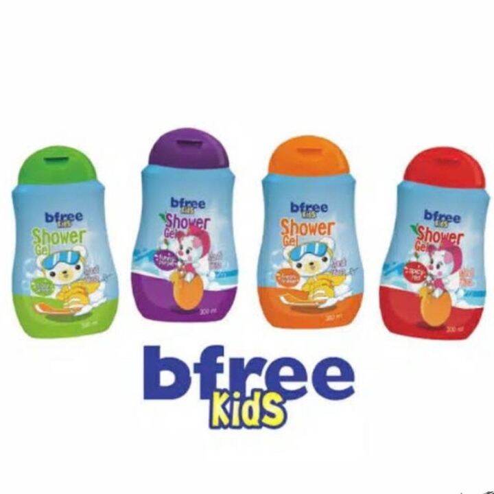 Bfree Kids Shower Gel 300ml [ Sabun Mandi Anak + conditioner dengan aroma buah buahan ] | Lazada ...