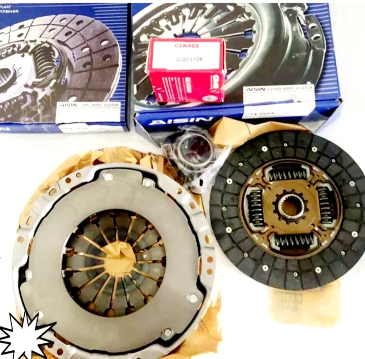 clutch set for Toyota Innova, 2L,3L, Fortuner, 1kd,2kd size 9-1/2" x 21Teeth, AISIN ORIGINAL ...
