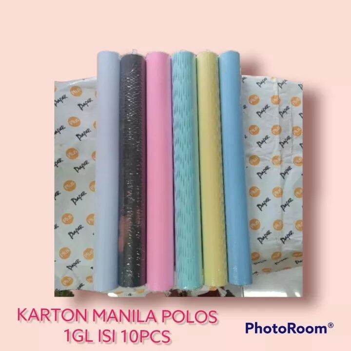Karton Manila polos satu gulung (10 lembar) | Lazada Indonesia