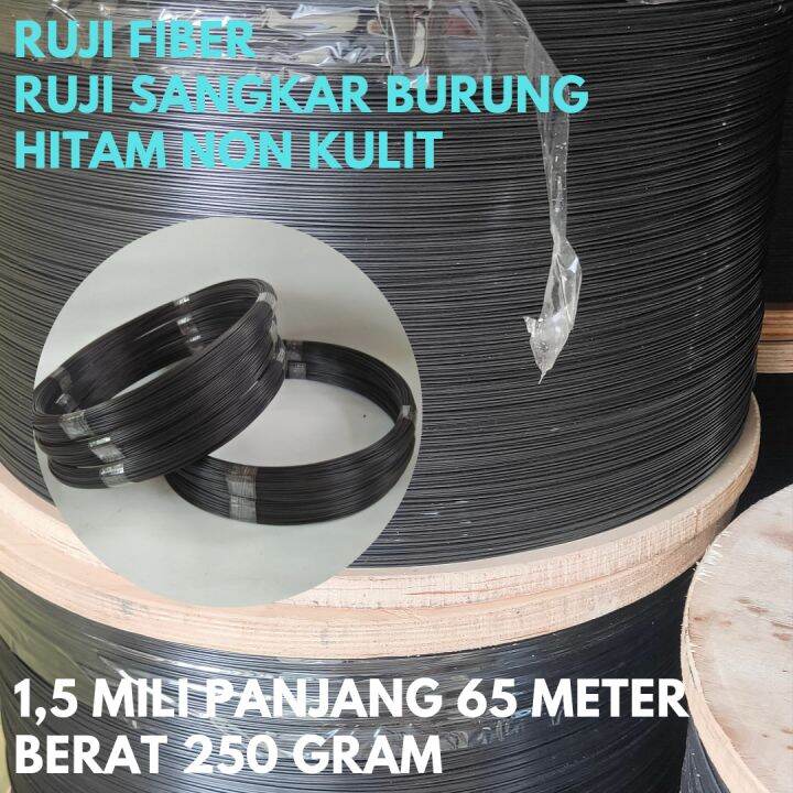 Ruji Jeruji Fiber 1,5mm Hitam dan 1,6mm Putih susu non kuit Kualitas ...