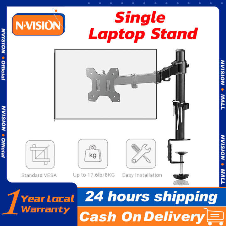 Single Monitor Mount Monitor Stand Heavy Duty Fully Adjustable Stand ...