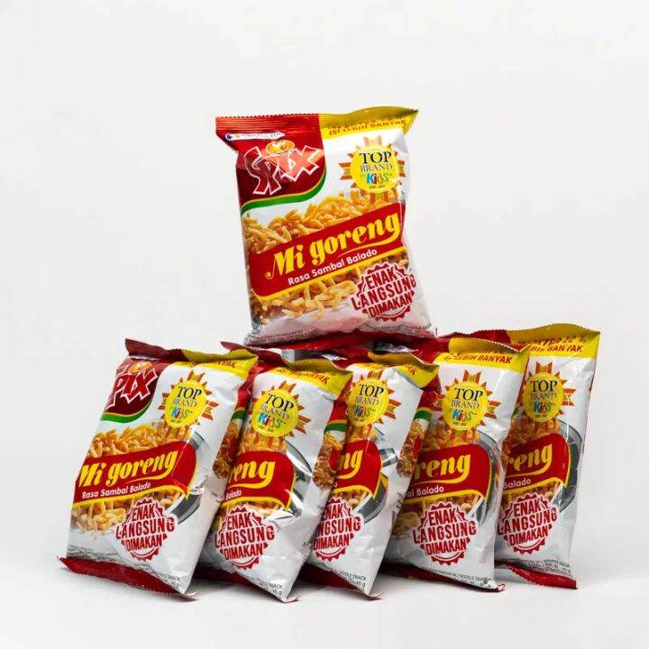 Camilan Mie Goreng Spix 45 gram/PCS rasa Balado jajanan pasar ...