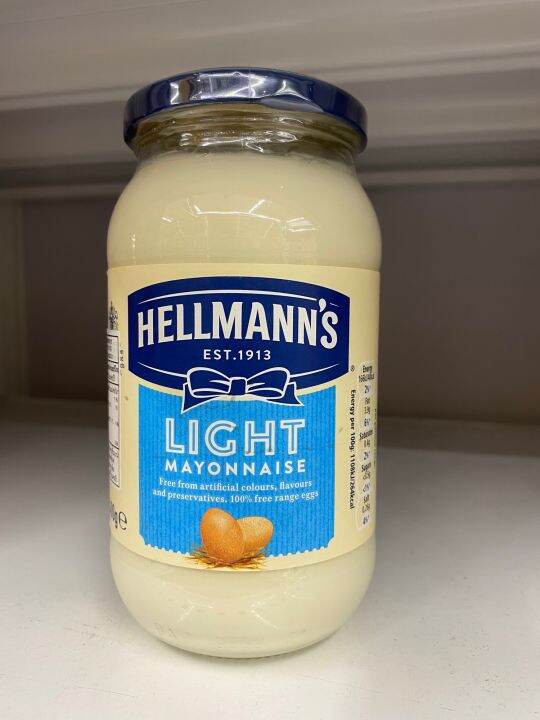 Light Mayonnaise Hellmann's Brand 400g ไลท์ มายองเนส สูตร พลังงานน้อย ...