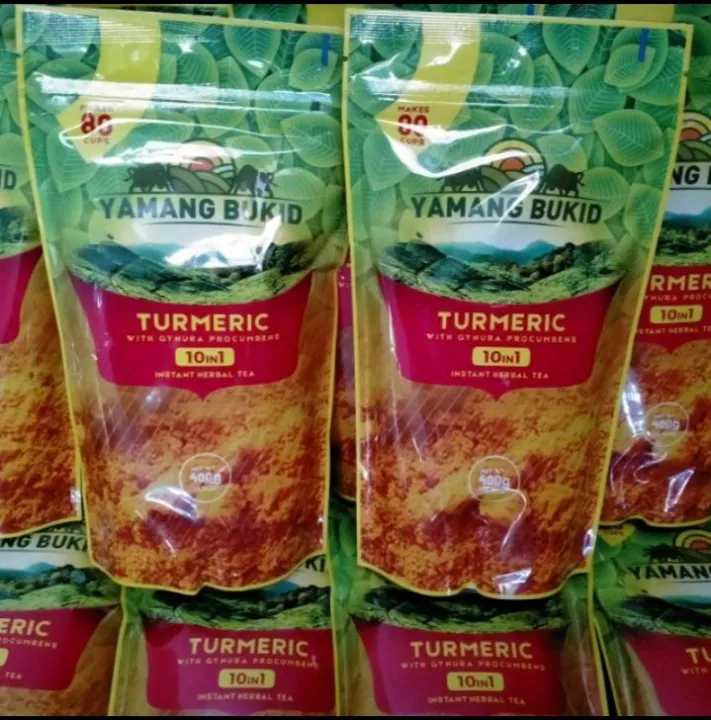 3 POUCHES YAMANG BUKID TURMERIC TEA 400GRAMS AUTHENTIC SOLD by GODs ...