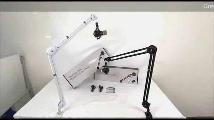 Microphone Boom Arm Stand Heavy Duty Adjustable Suspension Scissor ...