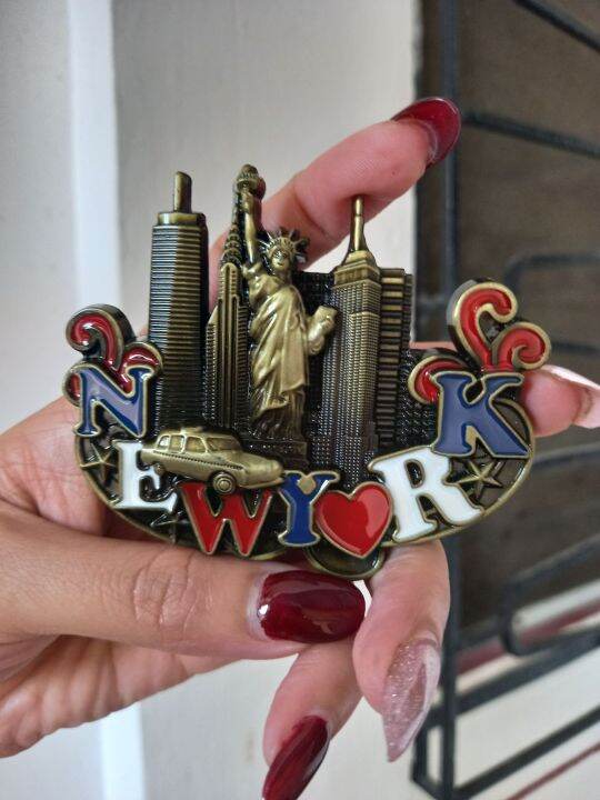 Original USA 🇺🇸 New York City Iconic Rockefeller Empire State Liberty ...