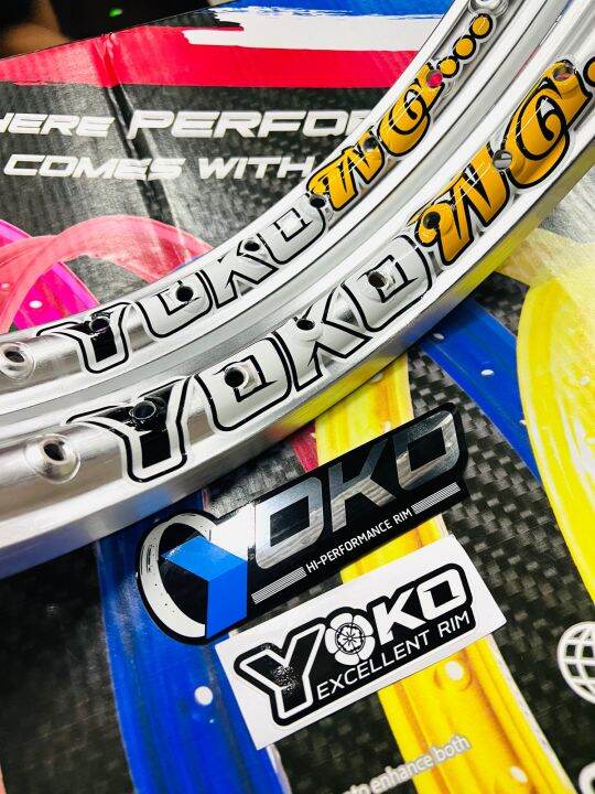 YOKO THAILAND RIM BY PPR SPEEDMODE SILVER BLACK 1.2 1.4 | Lazada PH