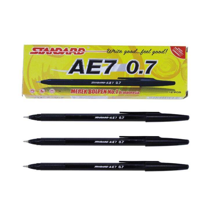 Standard Pen - AE7 0.7 Isi 12 pcs ( Pulpen, Pena, Ballpoint, Pen ) | Lazada Indonesia