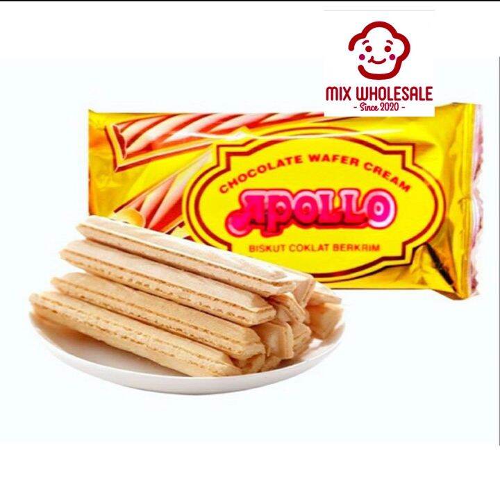APOLLO Chocolate Wafer Cream 45pkts | Lazada