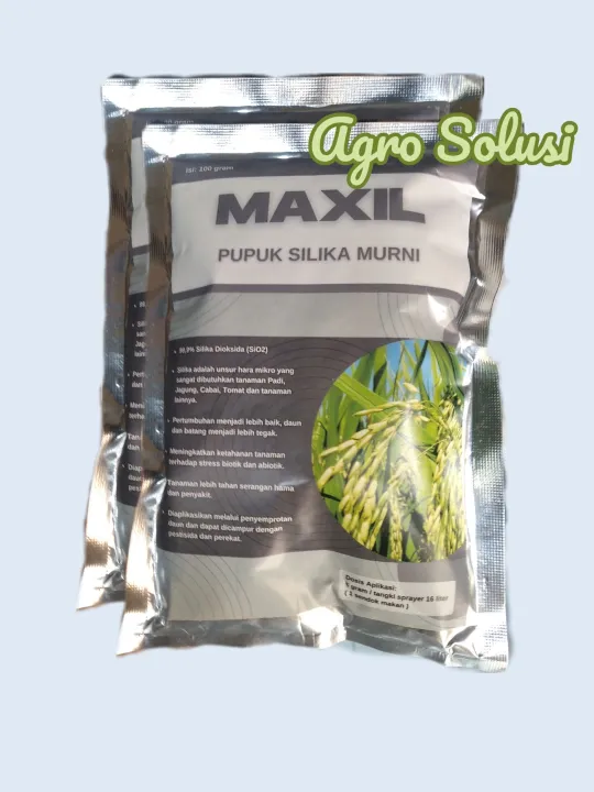 Maxil / pupuk silika murni 99,9% / foliar fertilizer / pupuk spray ...