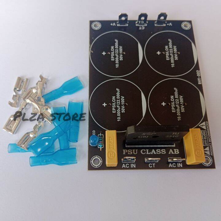 Pcb psu isi 4 elko plus komponen Pcb class AB isi 4 elko untuk power ...