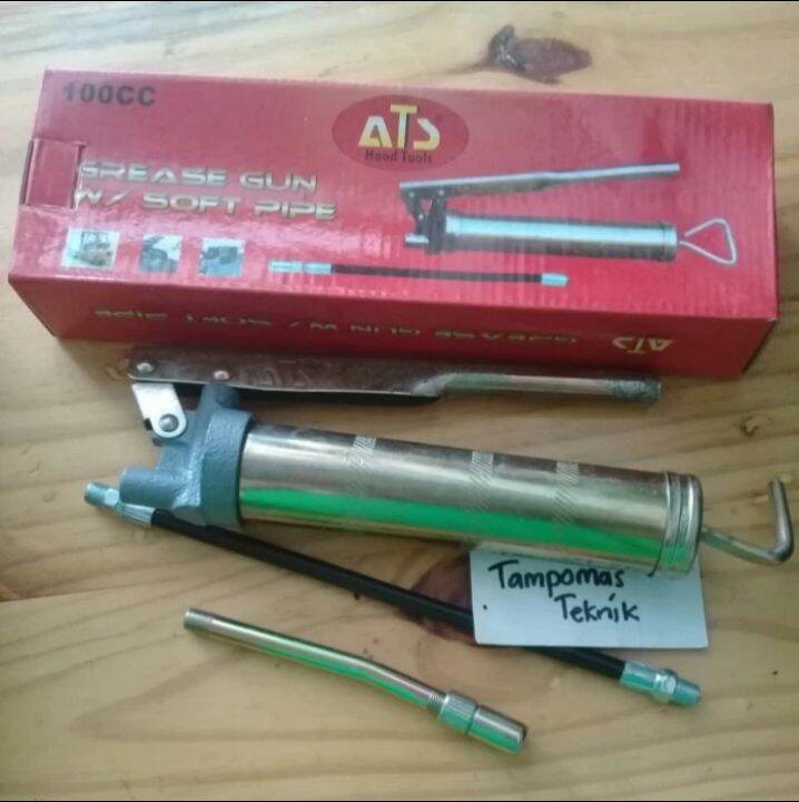 Pompa Gemuk 100cc Grease Gun ATS Pompa Stempet Alat | Lazada Indonesia