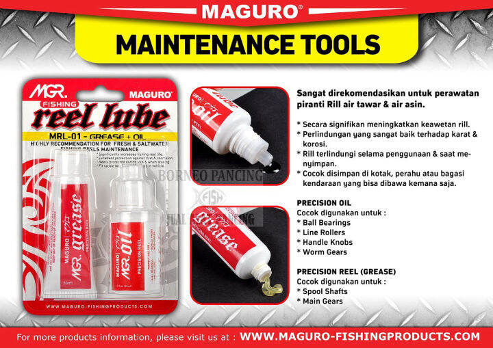 grease Maguro REEL LUBE + OIL | Lazada Indonesia