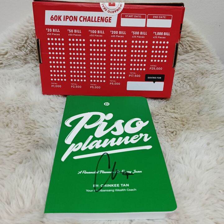 PISO PLANNER with 60K IPON BOX CHALLENGE By Chinkee Tan | Lazada PH
