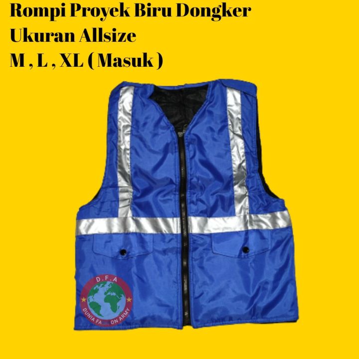 ROMPI PROYEK / ROMPI SAFETY WARNA BIRU DONGKER | Lazada Indonesia