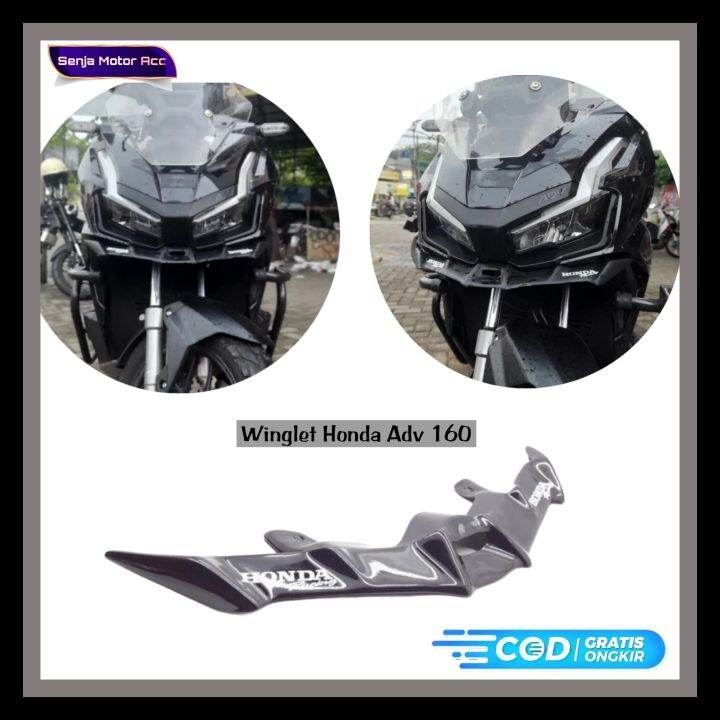Winglet MHR RACING New Honda Adv 160 Plastik Abs Berkualitas | Lazada ...