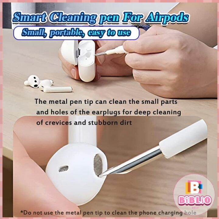 BIBLIO Earplug Cleaning Pen New style Bluetooth Headphone Cleaner Kit ...