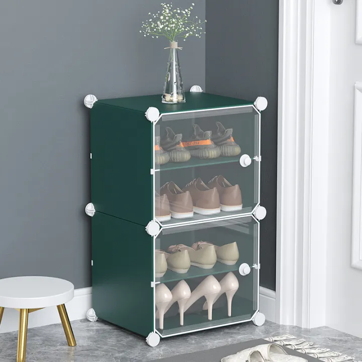 2021 Small Shoe Rack Indoor Beautiful Multi-Layer Shoe Rack Simple Door ...