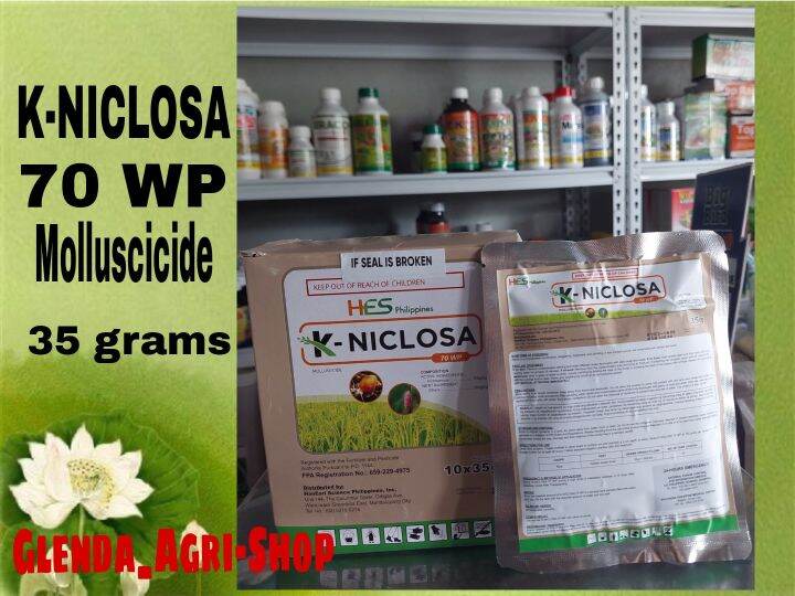 K-NICLOSA 70WP Molluscicide 35g/sachet | Lazada PH