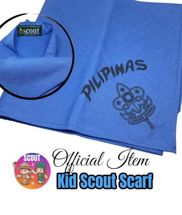 Original | Lt. Blue Scarf | Kid Scout Official Scarf | Panyo BSP ...