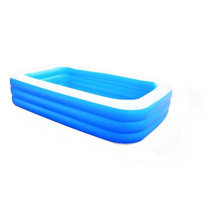 Swimming Pool Kids Inflatable Rectangular Pump Home Water Toys Cod ...