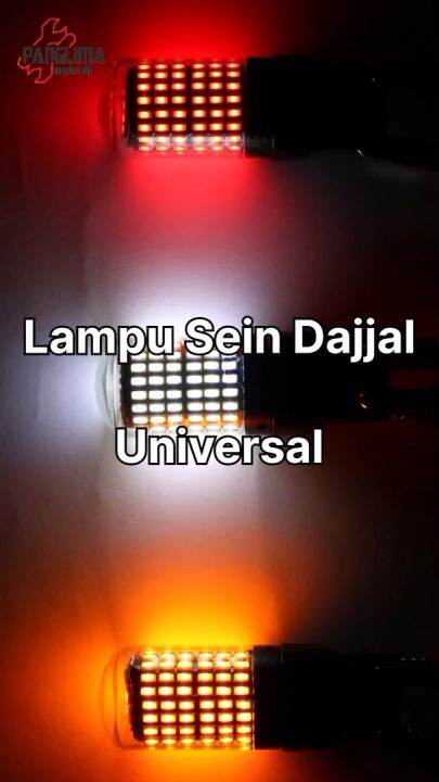 Lampu Sein Dajjal 144 LED Socket 1156 BA15 180 BAU15S 150 T20 Bayonet Canbus Mundur Belakang ...
