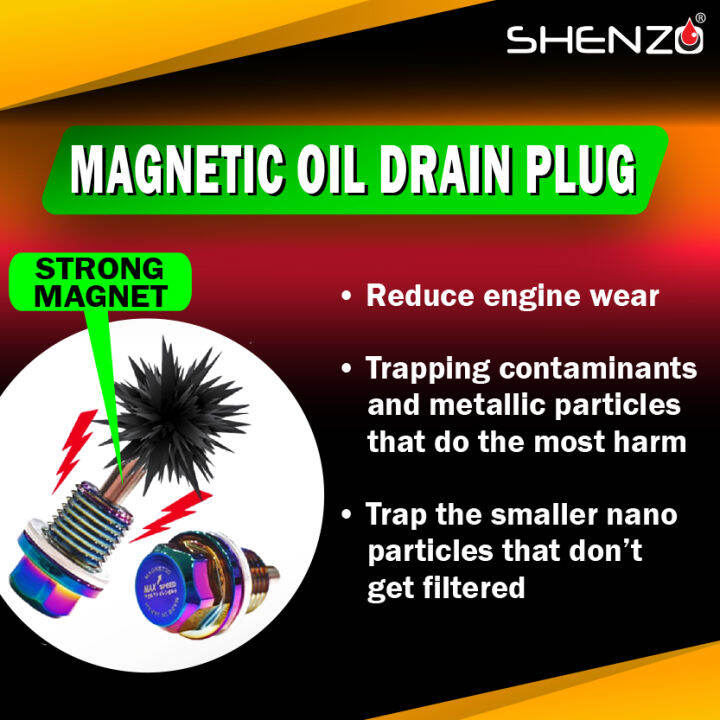 Shenzo Maxspeed Magnetic Oil Drain Plugs for Ford Ranger T6 T7 Mazda ...
