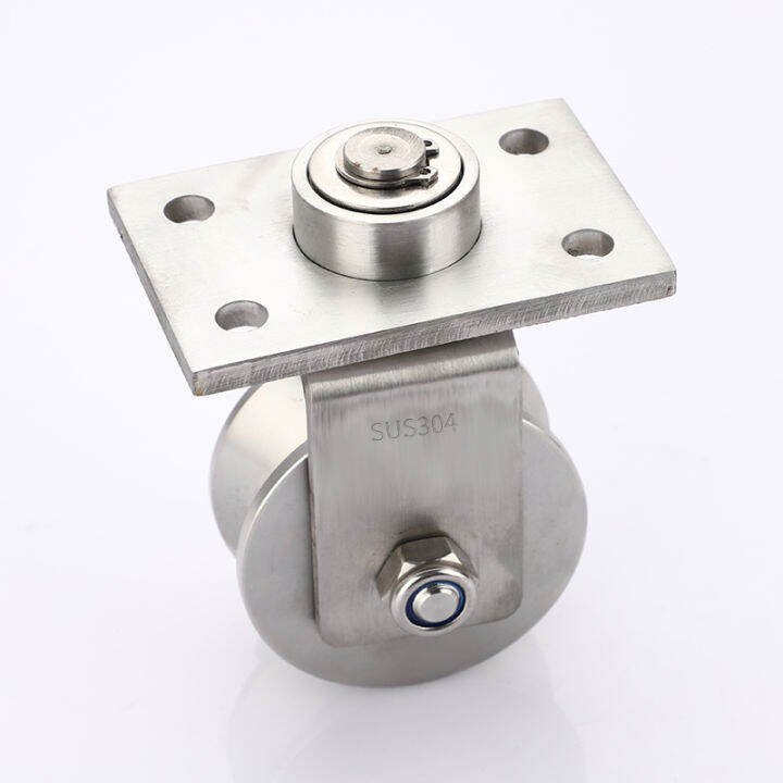 U Type Swivel Pulley Heavy Duty 304 Stainless Steel Pulley Roller Super ...