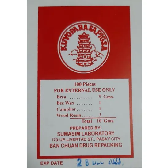 Kuyo for Pigsa or Boils. (100pcs) | Lazada PH