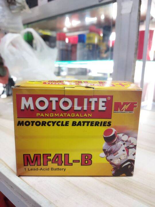 MOTOLITE Motorcycle Battery MF4L-B | Lazada PH