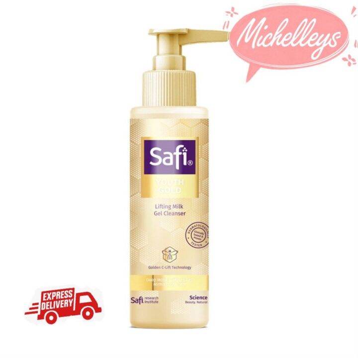 Safi Youth Gold Lifting Milk Gel Cleanser (150ml) | Lazada